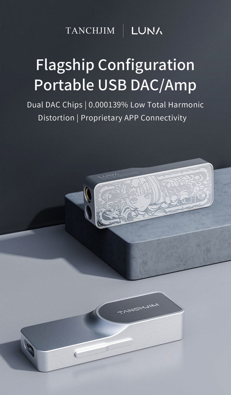 TANCHJIM - Luna USB DAC/AMP พกพา ชิป DAC CS43198 x2 ประสิทธิภาพสูง ...