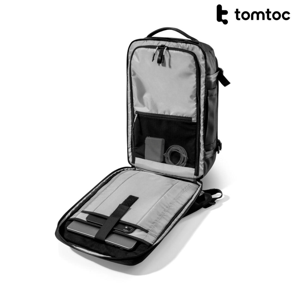 Tomtoc Navigator-T67 Travel Laptop Backpack กระเป๋าเป้สะพายหลัง ความจุ 38L สำหรับการเดินทาง 2-4 ...