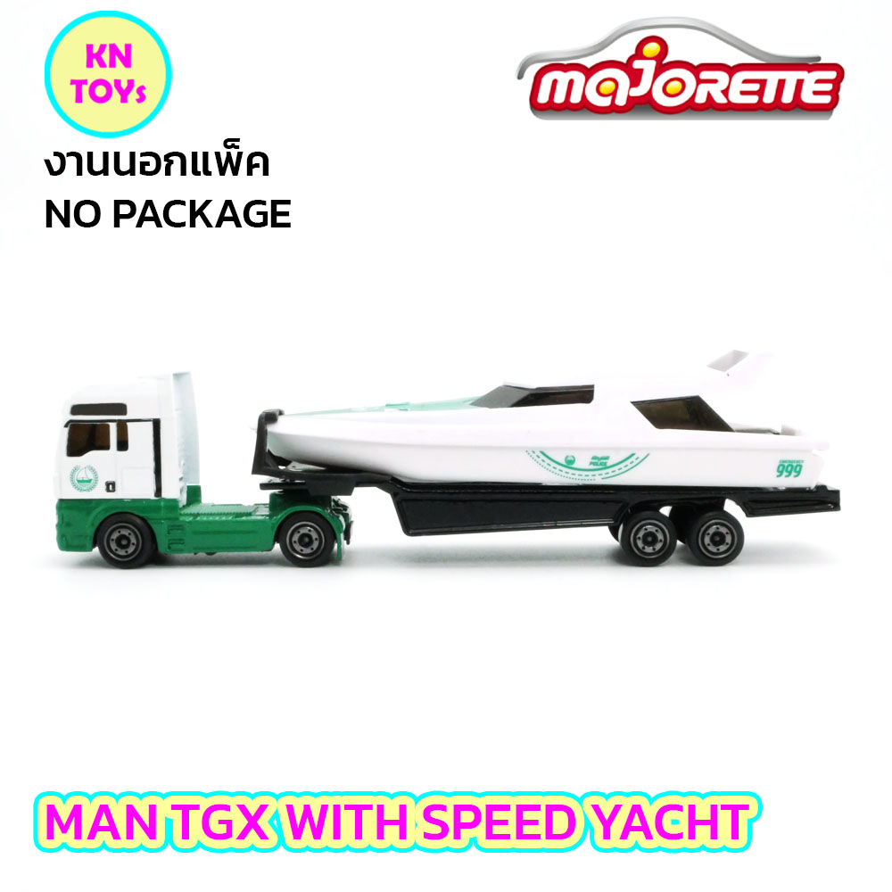 MAJORETTE DUBAI POLICE TRAILER MAN TGX ARTICULATED TRUCK WITH GENERIC ...