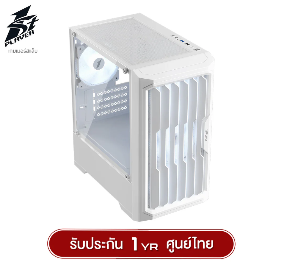 1ST Player Case (เคส) Bullet Hunter H2 Tempered Glass M-ATX GAMING CASE ...