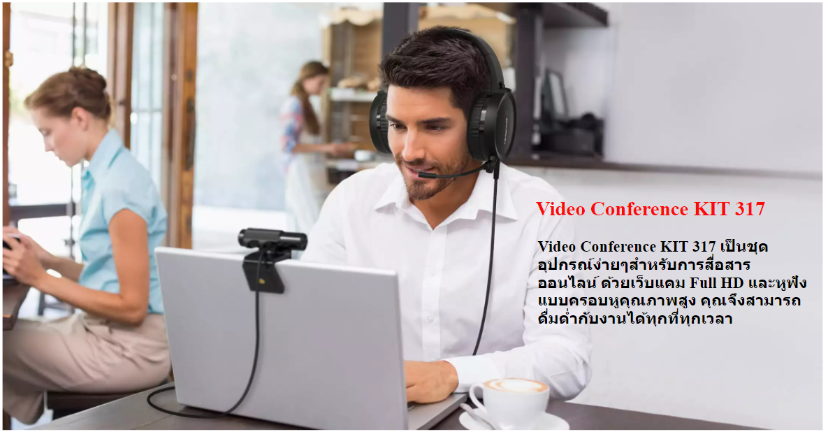 ชุดกล้องเว็บแคม + หูฟังเกมมิ่ง AverMedia Video Conference KIT 317 รุ่น ...
