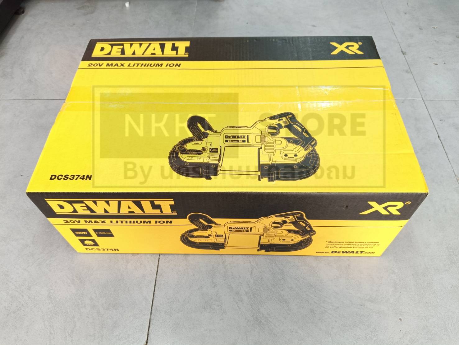 DEWALT รุ่น DCS374N-KR เลื่อยสายพานไร้สาย 18V (เครื่องเปล่าไม่รวมแบต ...