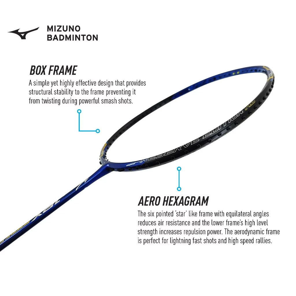Mizuno Badminton Racket ไม้แบดมินตันMizuno JPX Reserve Edition MB แถม ...