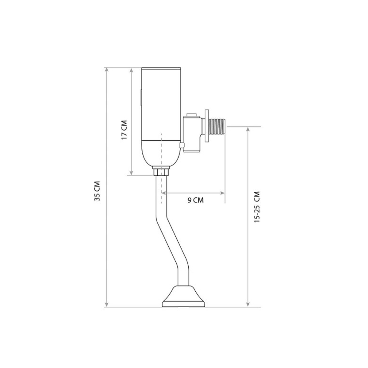 DONMARK ชุดฟลัชวาล์วเซ็นเซอร์อินฟาเรดตัดโนมัติ รุ่น DO-AU12/DO-AU13 | Shopee Thailand