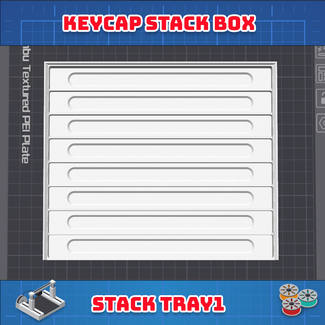 3DLabo Keycap stack box (3d print) กล่องใส่ Keycap เท่านั้นนะครับ ...