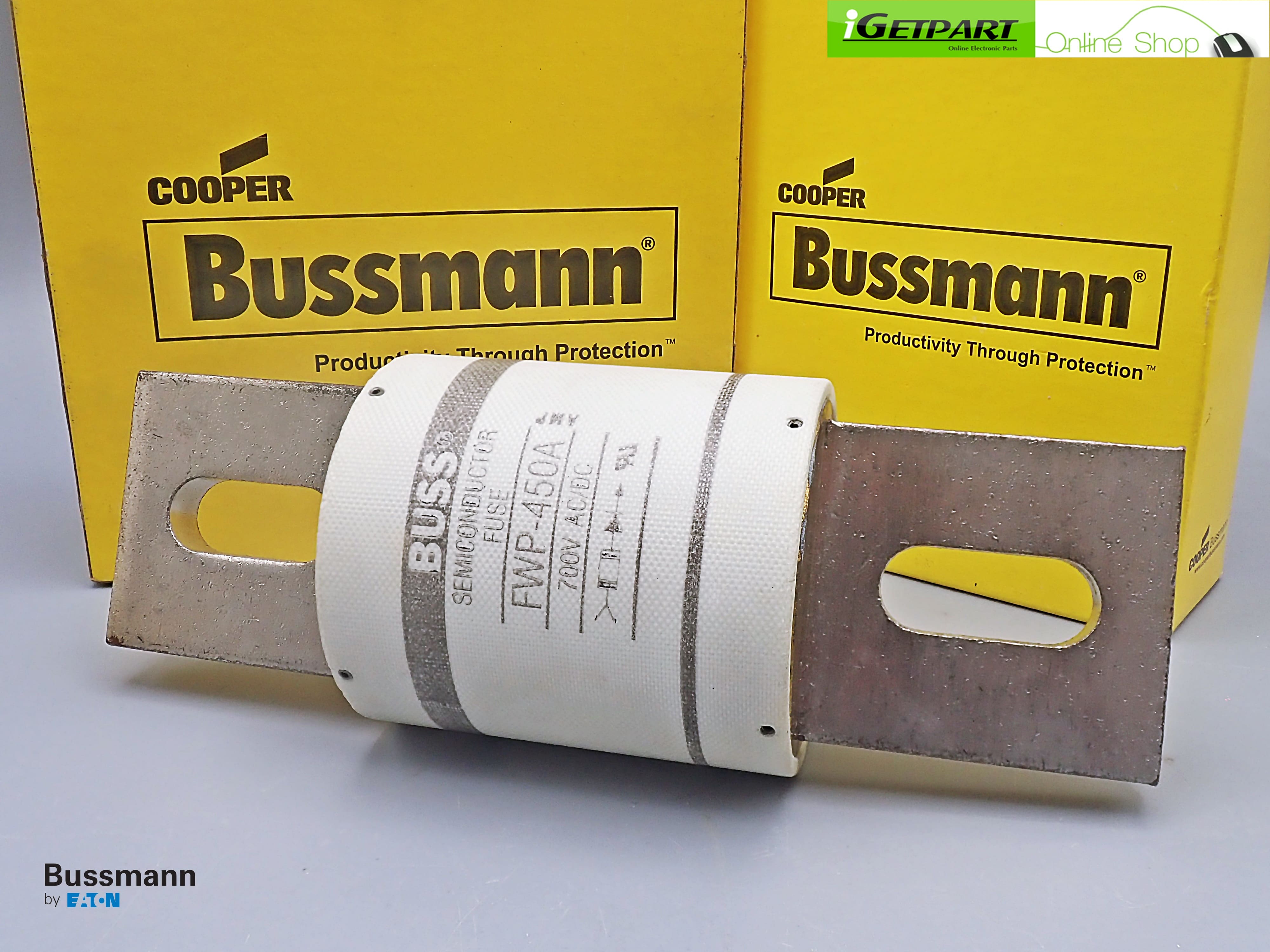 Bussmann ฟิวส์ Semiconductor FWP - 450A Industrial HRC Fuse 450A 700V ...