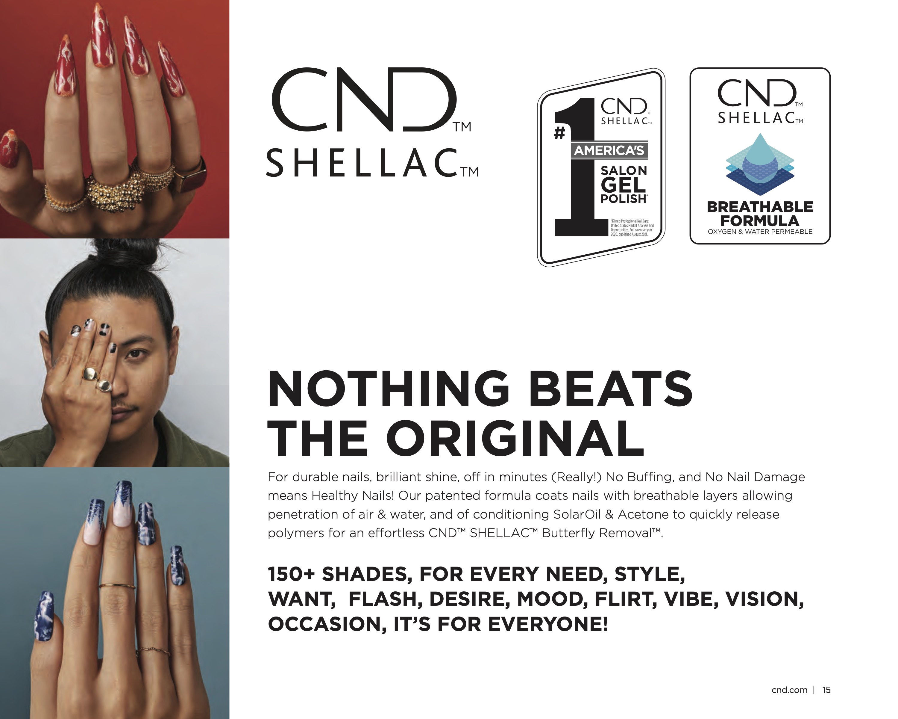 CND Shellac Gel Polish สีเจล TPO Free สีทาเล็บเจล เพียวเจล ของแท้ ...
