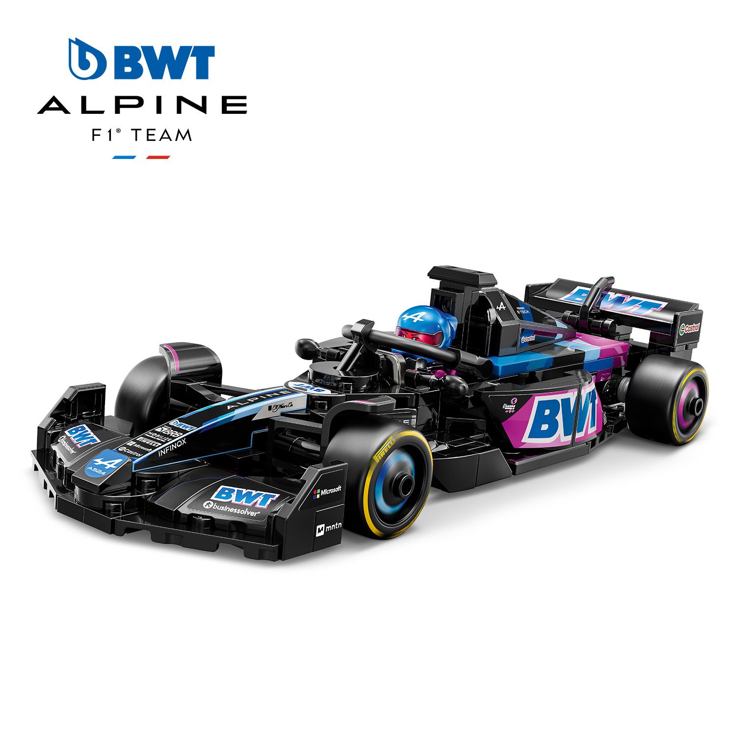 LEGO Speed Champions 77248 BWT Alpine F1 Team A524 Race Car (258 Pieces ...