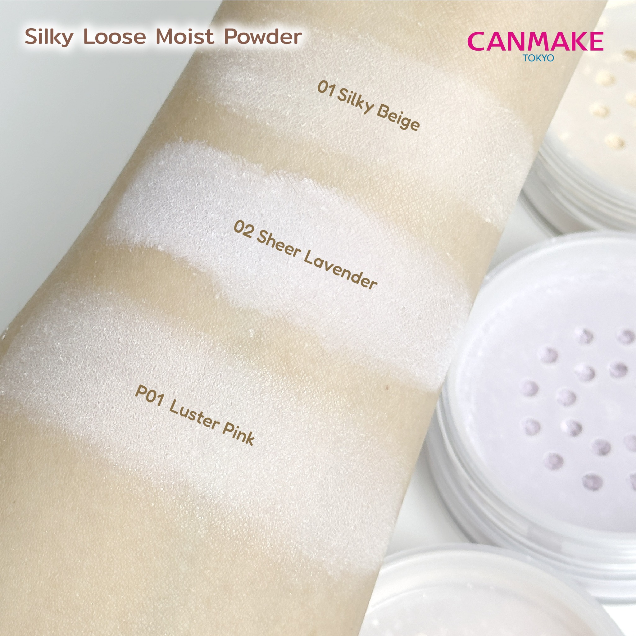 CANMAKE Silky Loose Moist Powder แป้งฝุ่น เนื้อเนียนละเอียด | Shopee ...