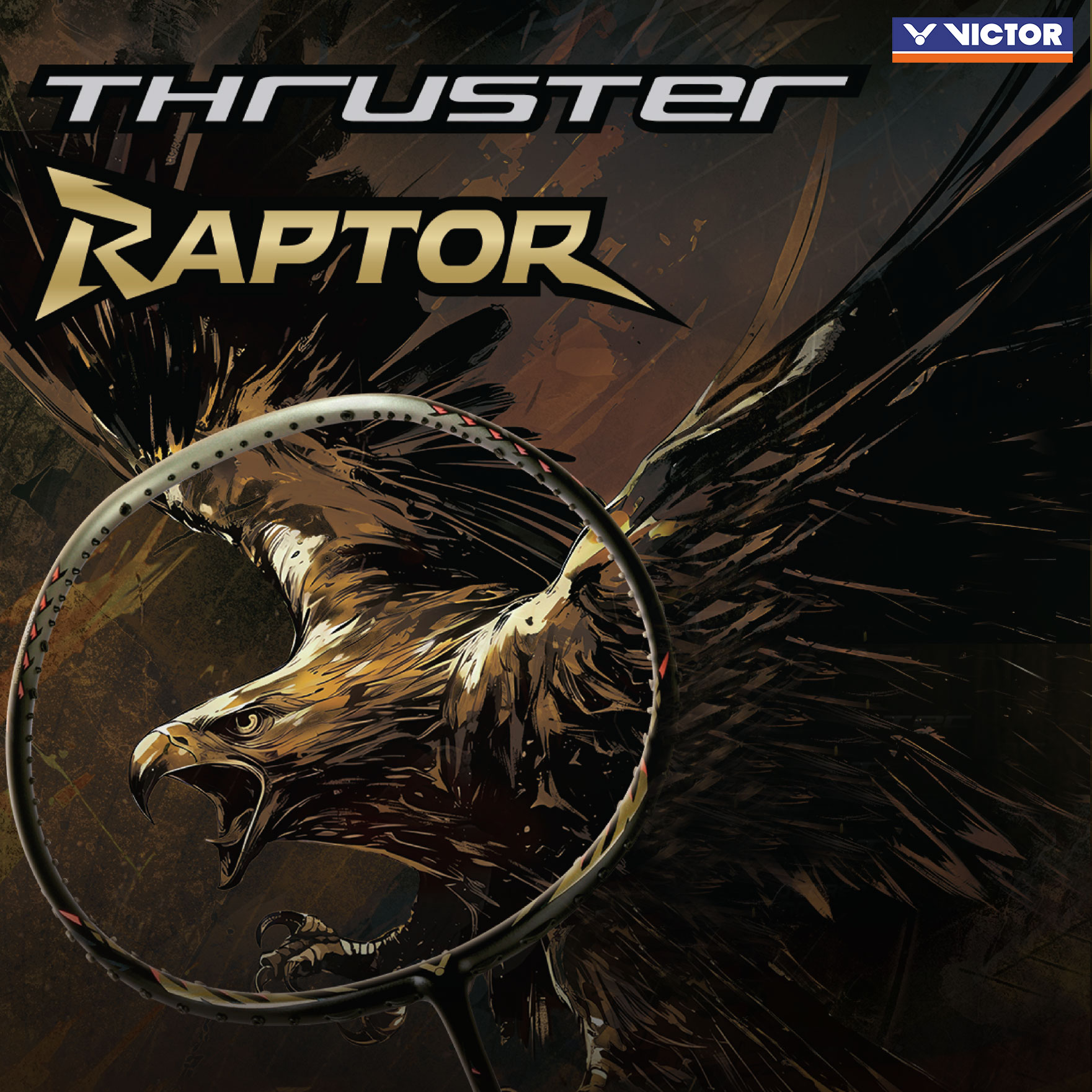 VICTOR ไม้แบดมินตัน รุ่น TK-RAPTOR แถม เอ็นVS-100 + ซองหนัง (โปรดอ่านรายละเอียดก่อนสั่ง ...