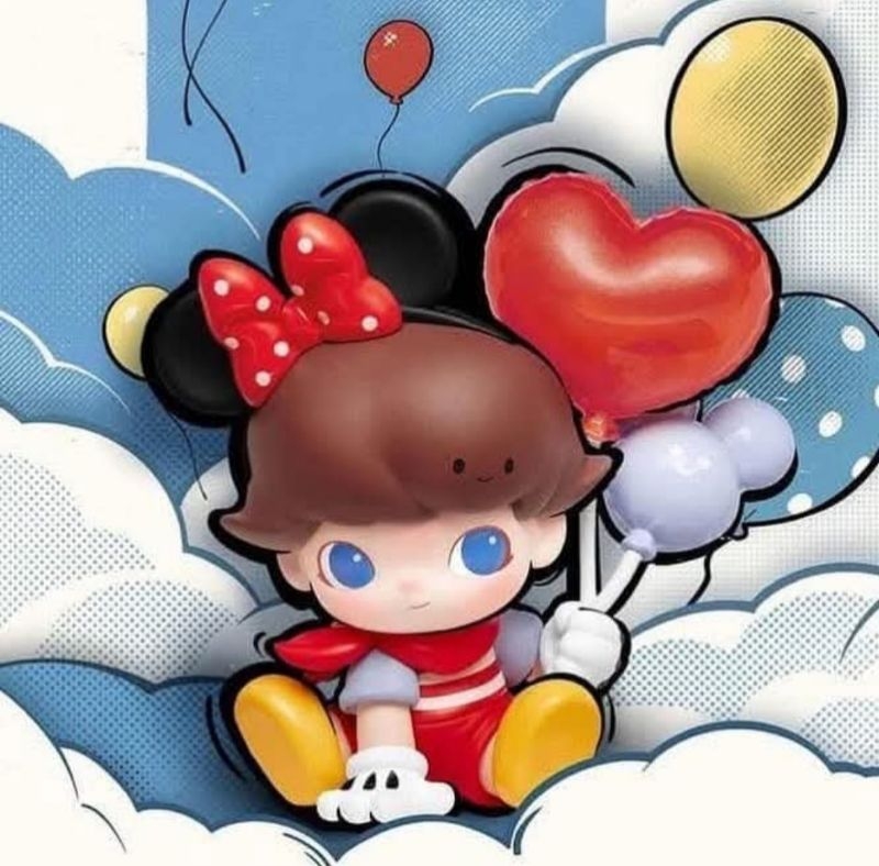 พร้อมส่งด่วนในไทย ️🍒 Dimoo world Disney figure 1 จุ่ม กด 12 ได้ยก box ...