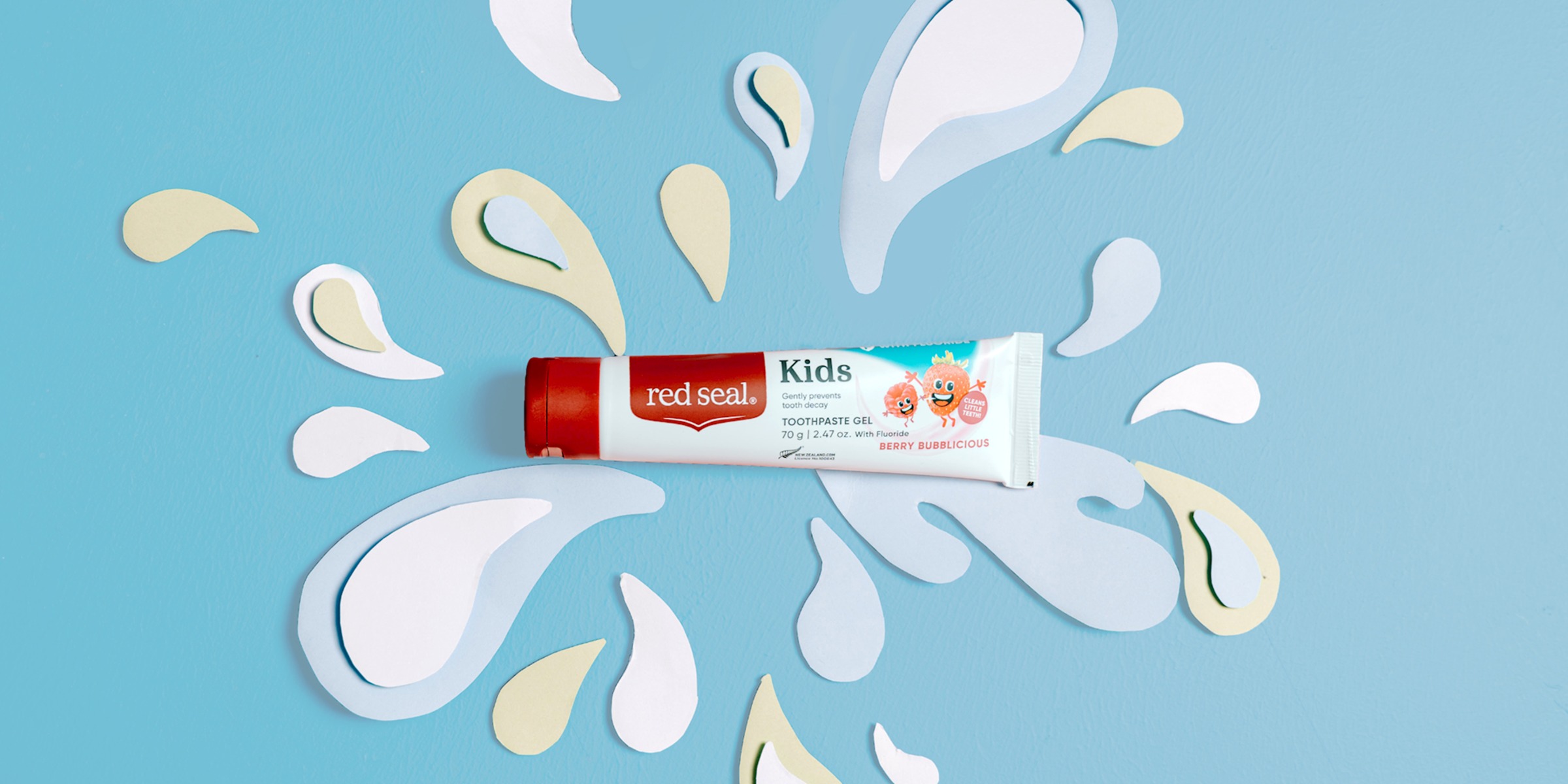 Red Seal Kids fluoride Berry Bubblicious Toothpaste 70g ยาสีฟันกลิ่น ...