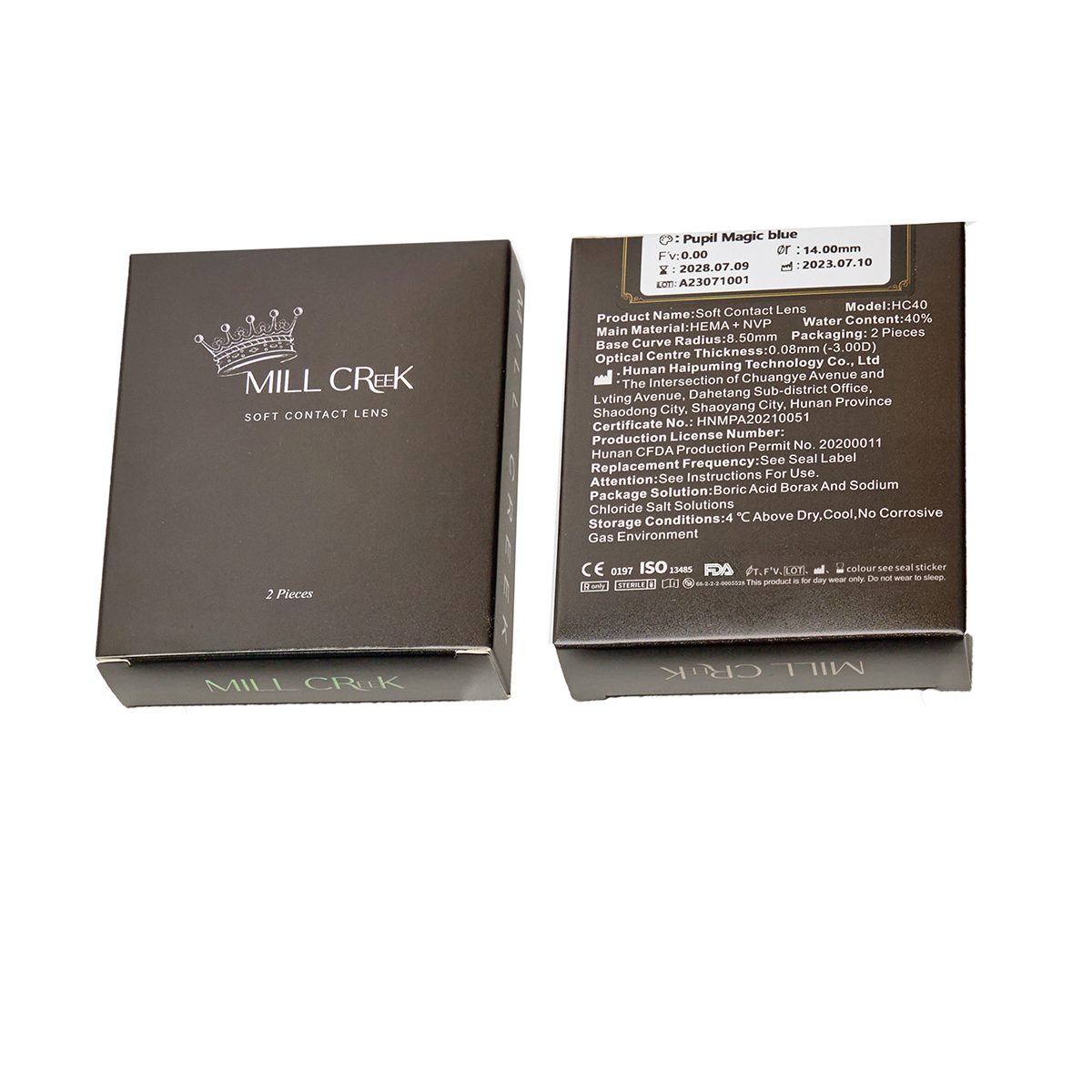 COD MILL CREEK Freezing point rum 0-8.00สีน้ำตาล คอนแทคเลนส์ ...