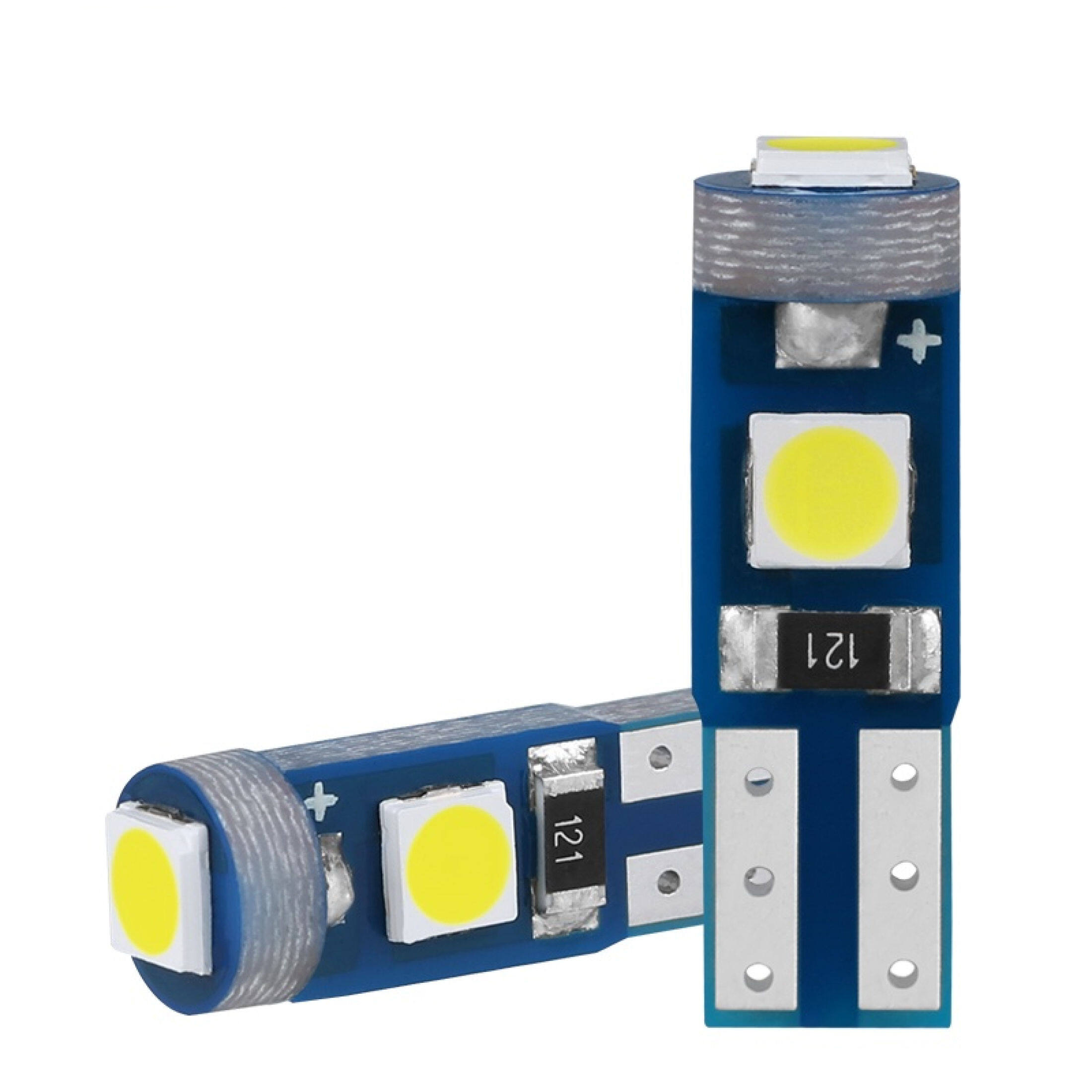 HEXMA 1Pcs T5 3SMD 3W 12V รถเมตรหลอดไฟภายในรถแดชบอร์ดอัตโนมัติด้านข้างรถหลังคาโคมไฟ3030ไฟ LED ...