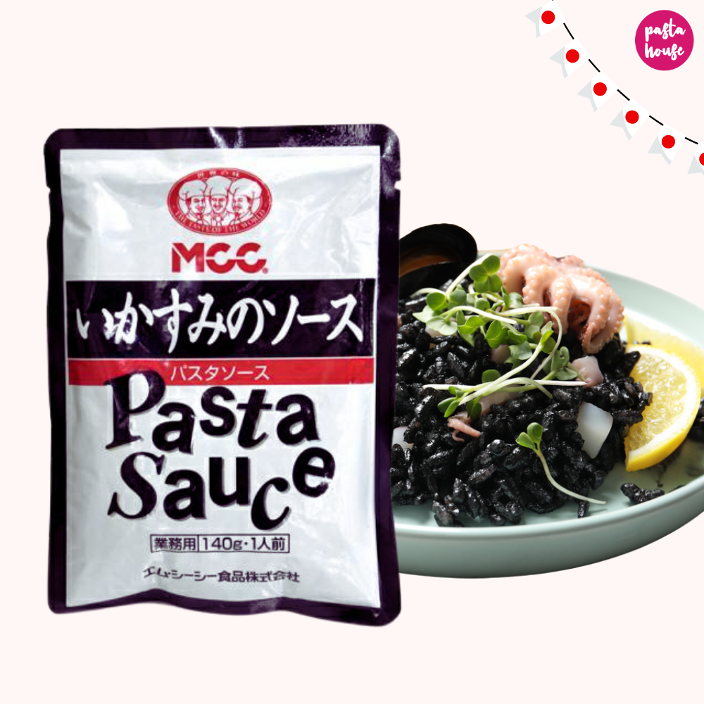 ซอสหมึกดำสำหรับพาสต้า ซอสดีหมึก ซอสหมึกดำ ซอสพาสต้า MCC Squid Ink Pasta Sauce 140g | Shopee Thailand
