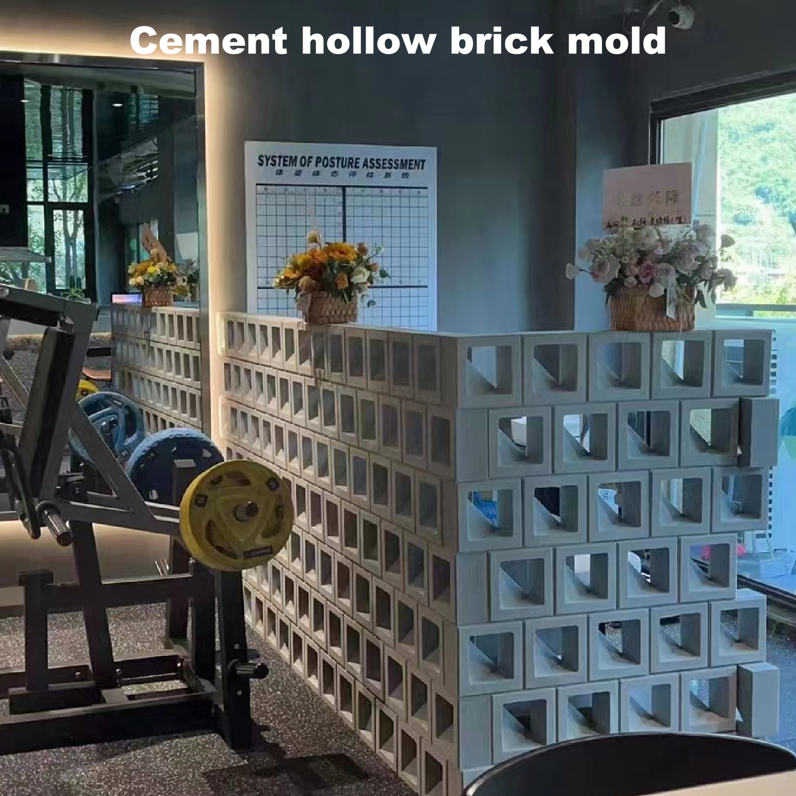 LOCAL Radiantsync Hollow Brick Mold,พลาสติกสแควร์ซีเมนต์อิฐโบราณแม่พิมพ์,อาคารสวน | Shopee Thailand
