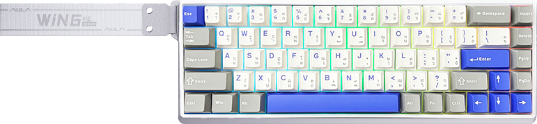 Aula Win 60/68HE HERO68/84 HE 8K Hz คีย์บอร์ดสวิตช์แม่เหล็ก RGB (SOCD ...