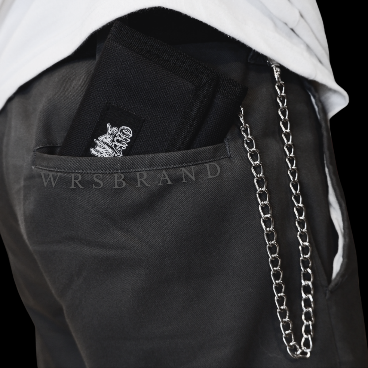 กระเป๋าสตางค์ 3 พับ พร้อมโซ่คล้องในตัว จาก WRS BRAND Collection ที่ ...