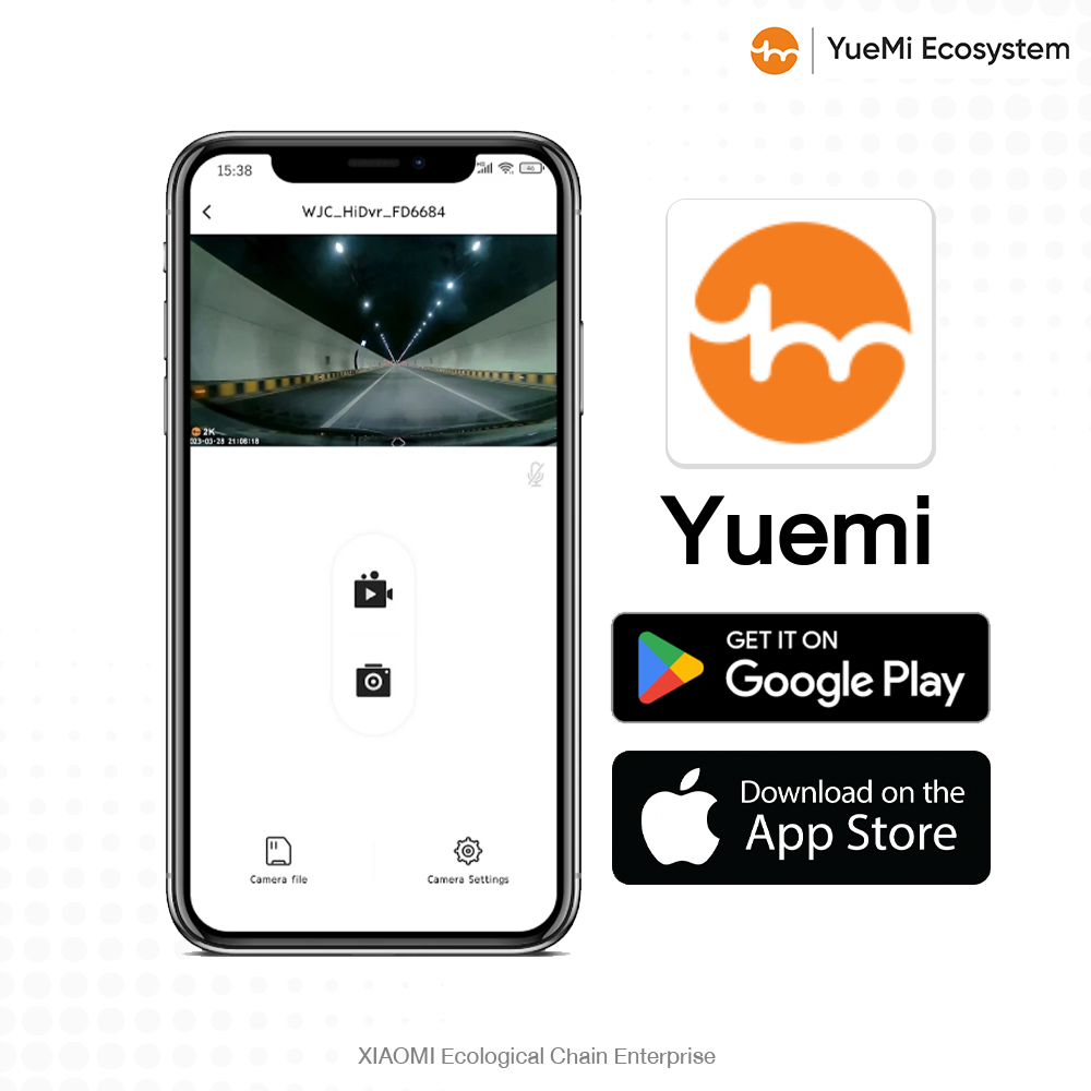YueMi Ecosystem | Y1 Lite | กล้องติดรถยนต์ ความคมชัด 1080P บันทึกขณะจอด ...