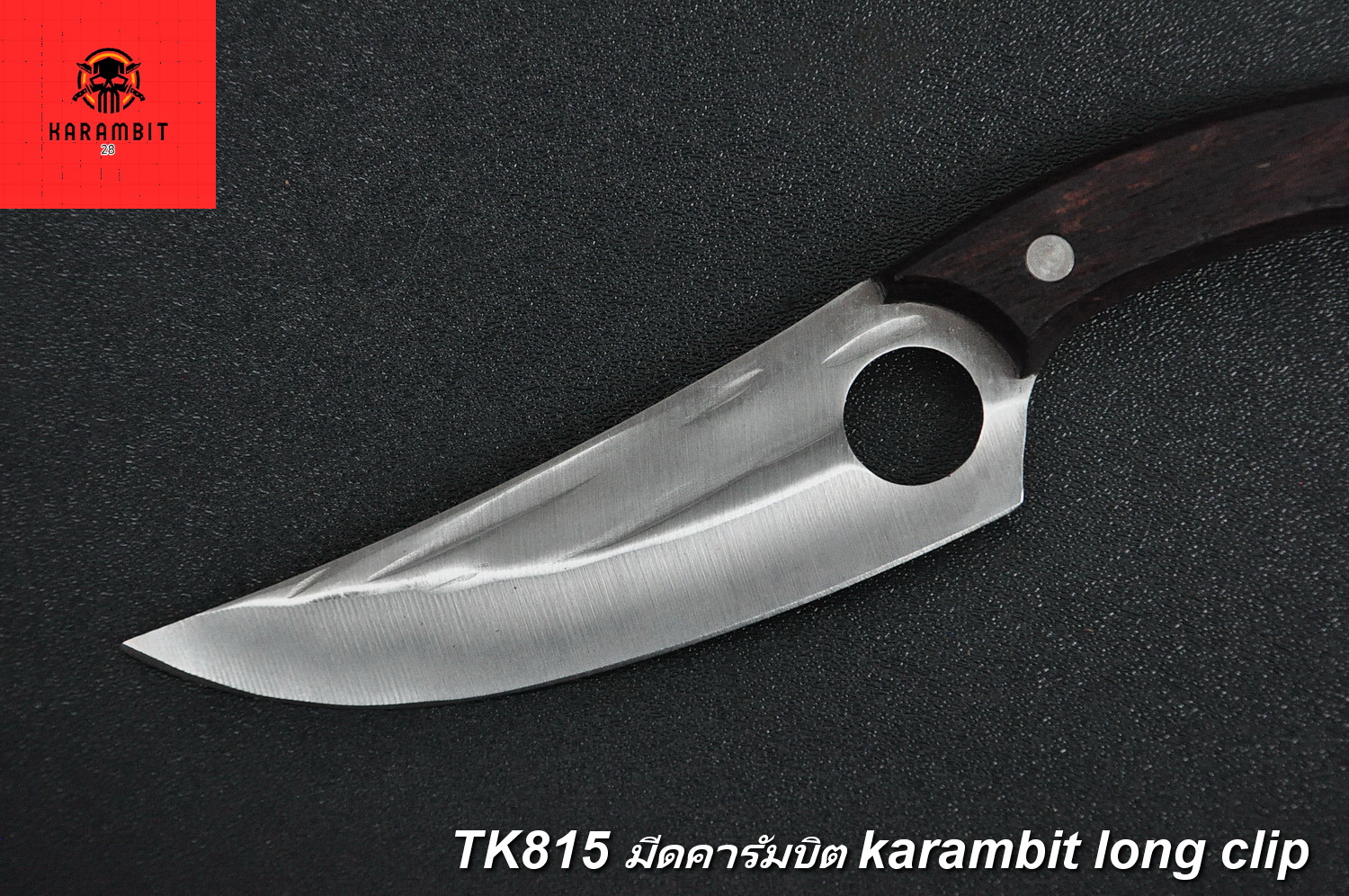 มีดคารัมบิต karambit long clip KB815 มีดคารัมบิตใบตายคมเดียว มีดทำครัว ...
