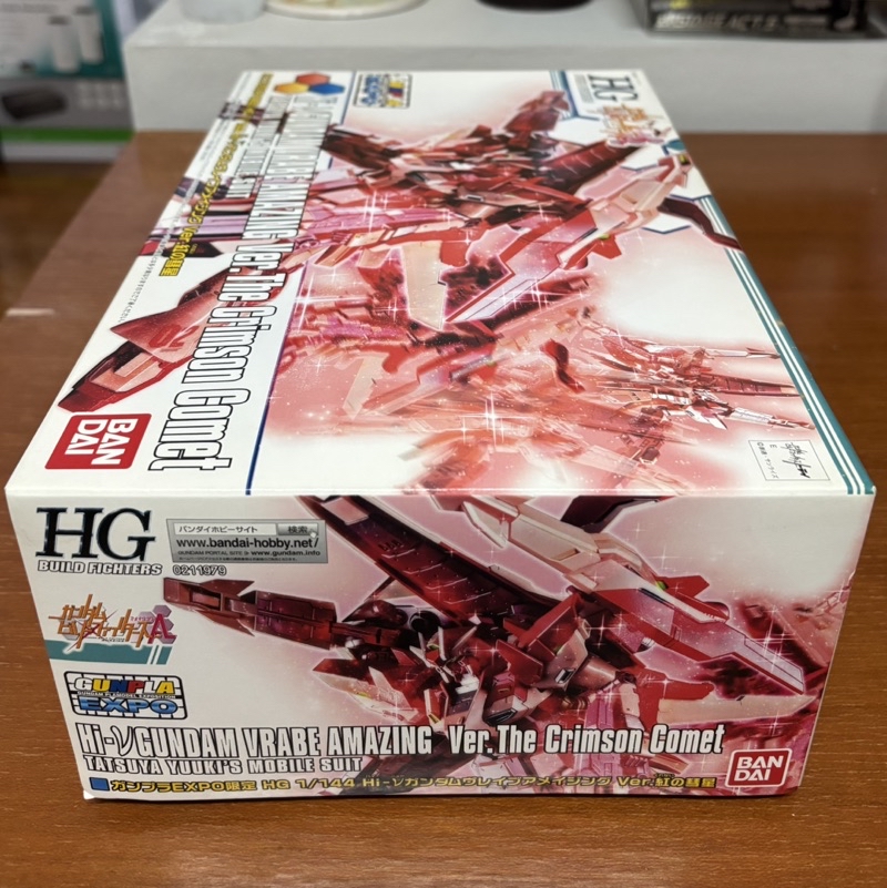 bandai HGBF Hi-V GUNDAM VRABE AMAZING Ver.The Crimson Comet มือหนึ่ง hg GUNPLA EXPO LIMITED ...