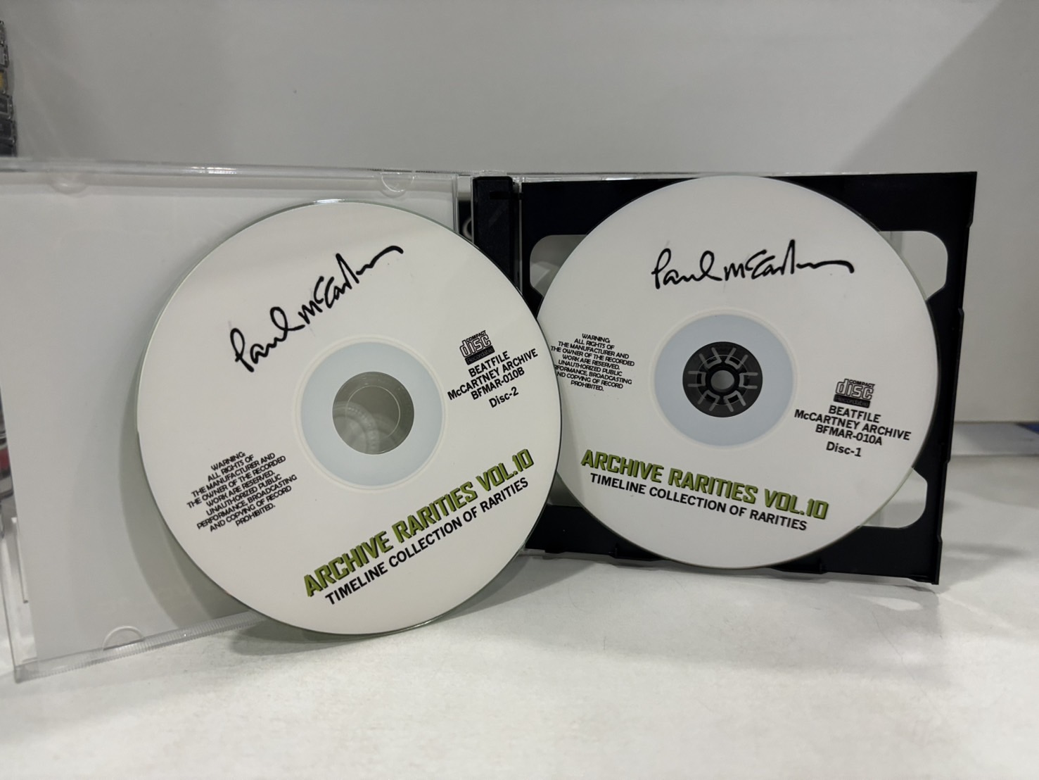2 CD MUSIC ซีดีเพลงสากล PAUL MCCARTNEY ARCHIVE RARITIES VOL.10 (D4D64 ...