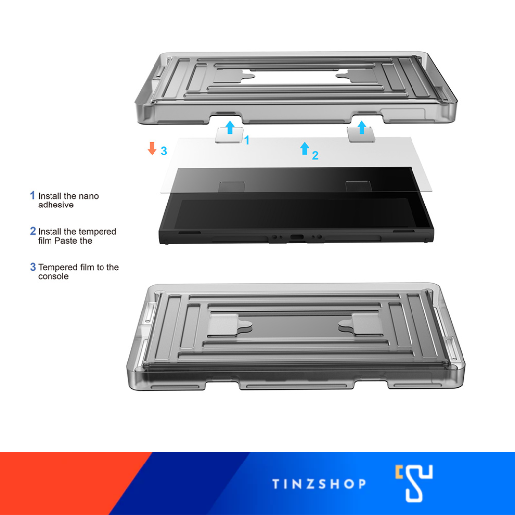 [ Switch2 ] DOBE TNS-3166B / TNS-3166 HDTempered Glass Film กันรอยกระจก Nintendo Switch 2 ...