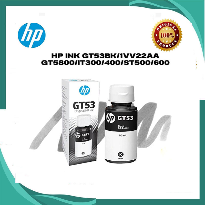 หมึกเติมแท้ （มีกล่องอย）HP GT53/รับประกันคุณภาพของแท้ 100% GT52For HP ...