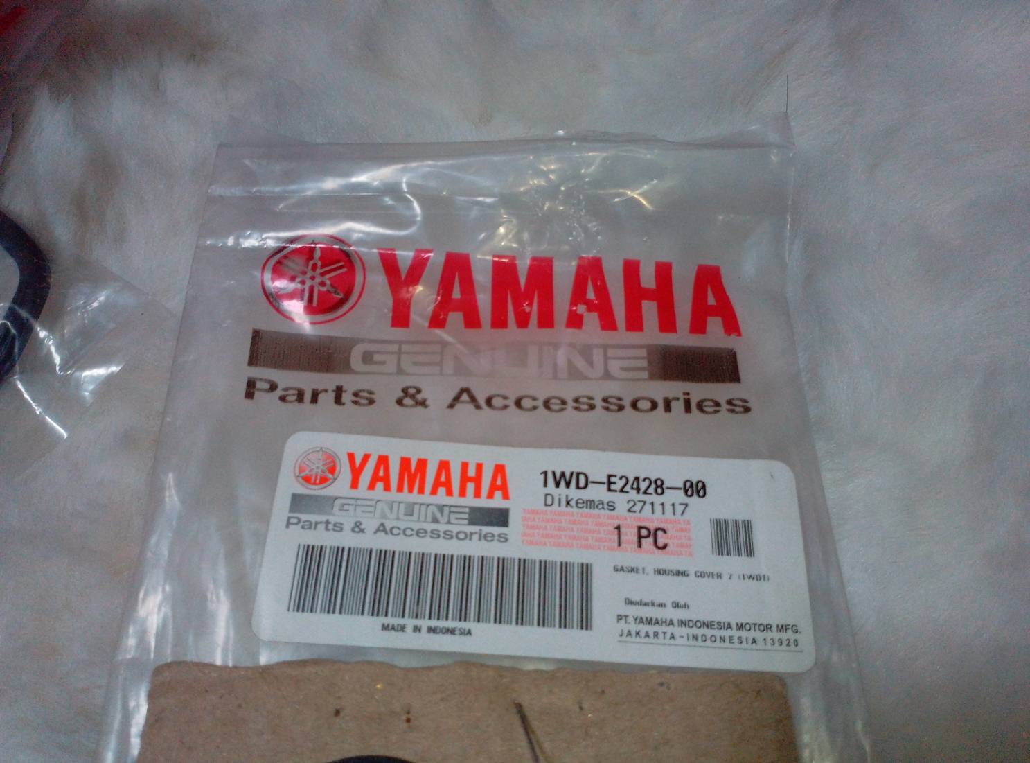 ปะเก็นปั้มน้ำ Yamaha YZF-R3, MT03 แท้ ศูนย์ / 1WD-E2428-00 | Shopee Thailand