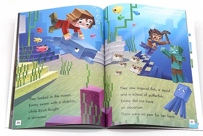 Minecraft Young Readers (Level 2) | 32 Pages | Shopee Thailand