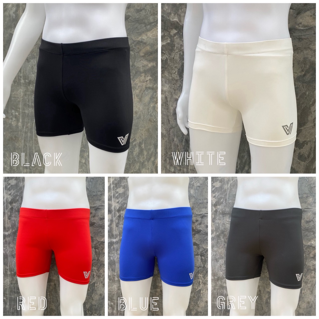 กางเกง V2-FIT กางเกงรัดกล้ามเนื้อ victory 5 สี ( ขาสั้น ) | Shopee Thailand