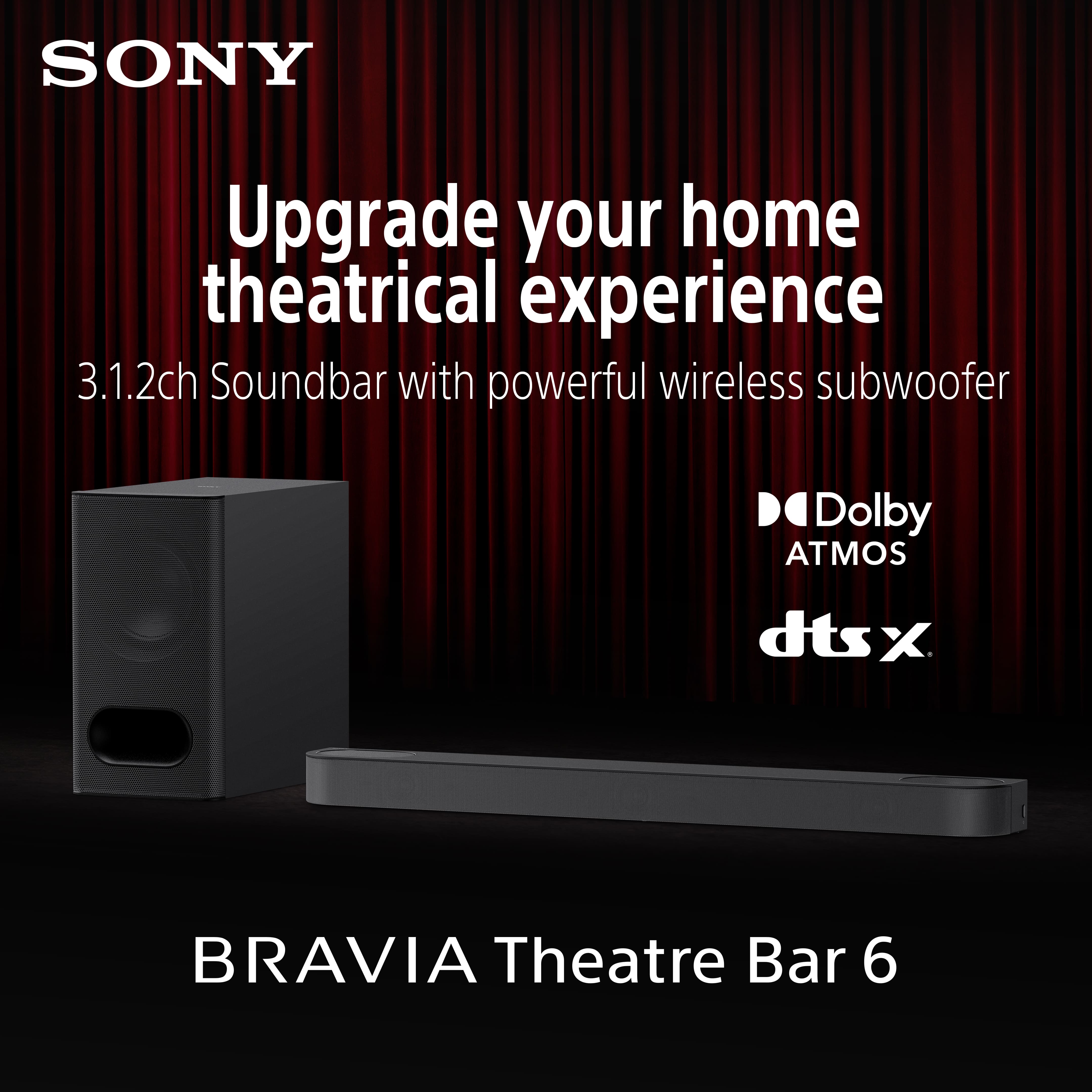 Sony Soundbar BRAVIA Bar 6 รุ่น HT-B600 | 3.1.2ch | Soundbar with ...