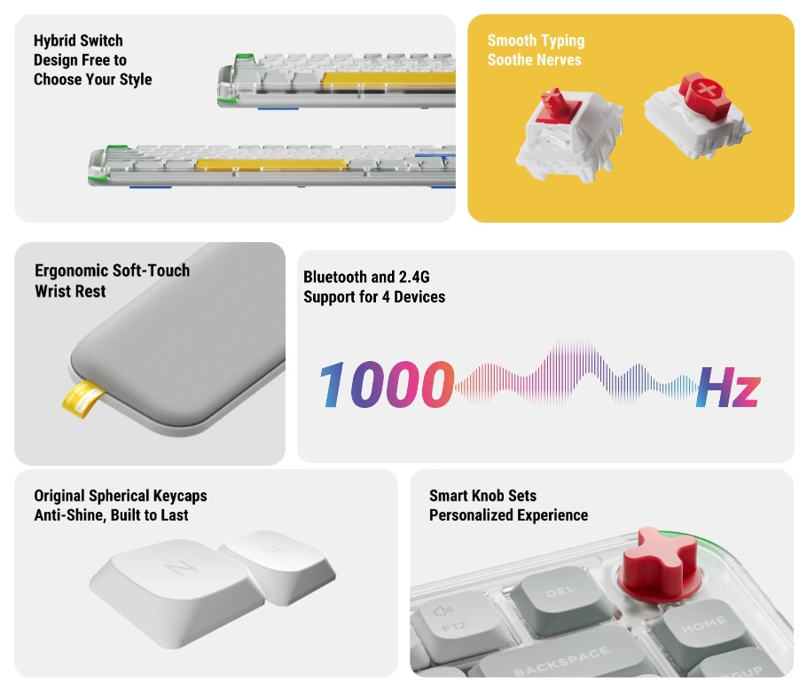 [Pre-Order] Nuphy Kick 75 Wireless Mechanical Keyboard คีย์บอร์ดไร้สาย ...