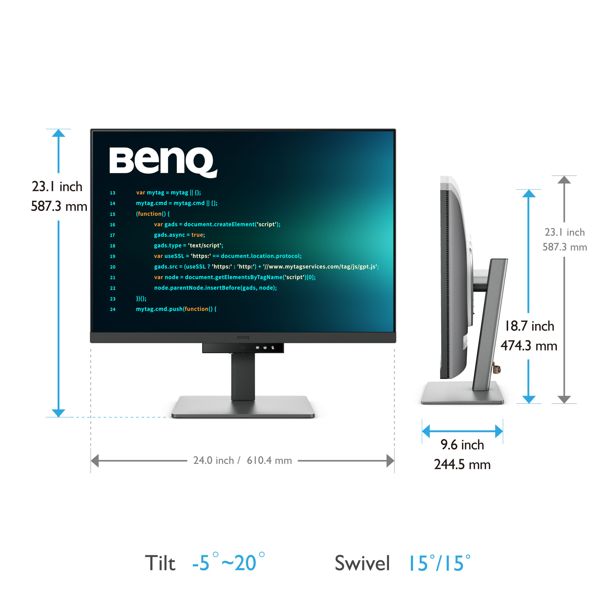 BenQ RD280U IPS 28.2นิ้ว 4K+ UHD Programming Monitor (Ultimate Coding ...