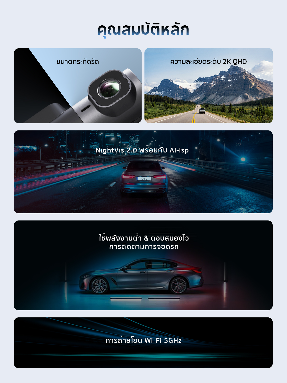 [พร้อมส่ง] DDPAI MINI 2X Dash Cam 2K HD กล้องติดรถยนต์ การถ่ายโอน Wi-Fi ...