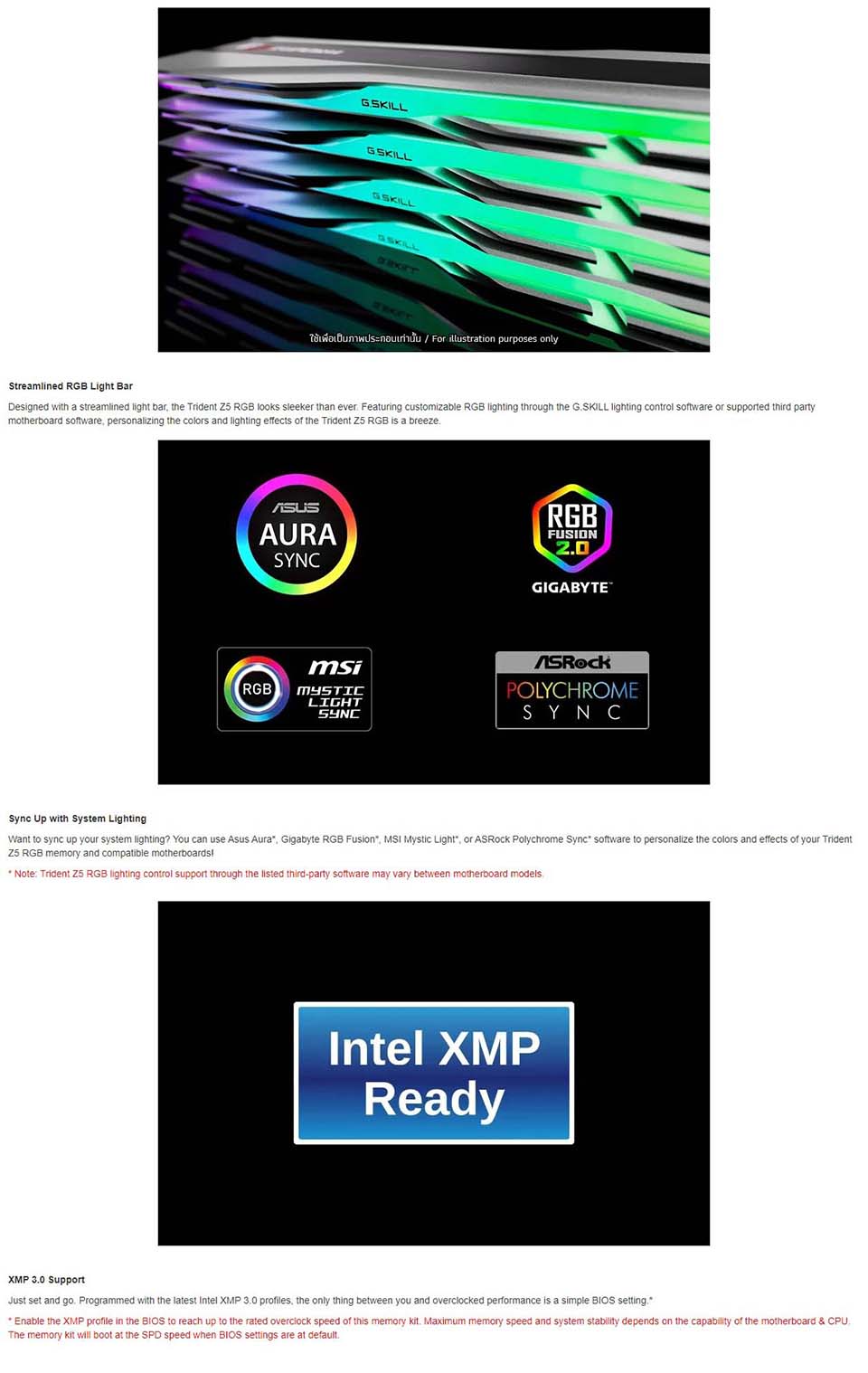 32GB (16GBx2) DDR5 7800MHz RAM (หน่วยความจำ) G.SKILL TRIDENT Z5 RGB ...