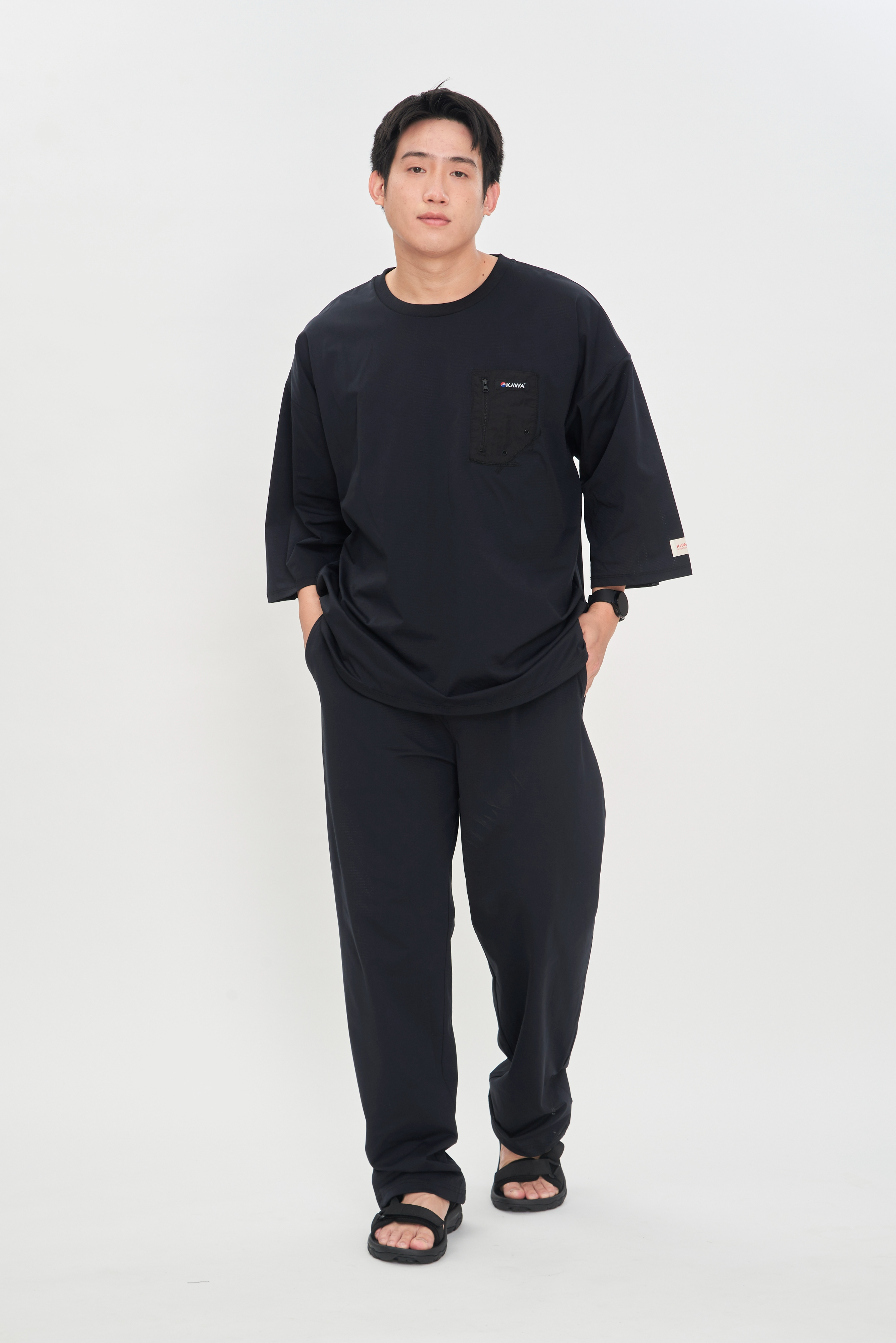 เสื้้อ AIR GRID TECH chest pocket T-shirt Kawa รุ่น 02WPTWL ภายใต้เครือ ...