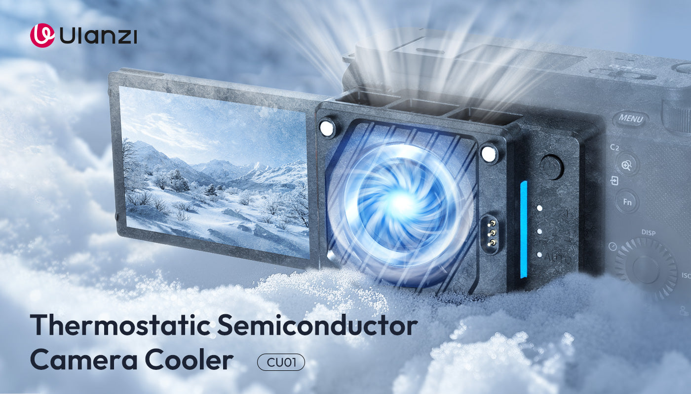 Ulanzi CU01 Camera Cooler พัดลมระบายความร้อนกล้อง DSLR Mirrorless พร้อมแบตเตอรี่ | Shopee Thailand