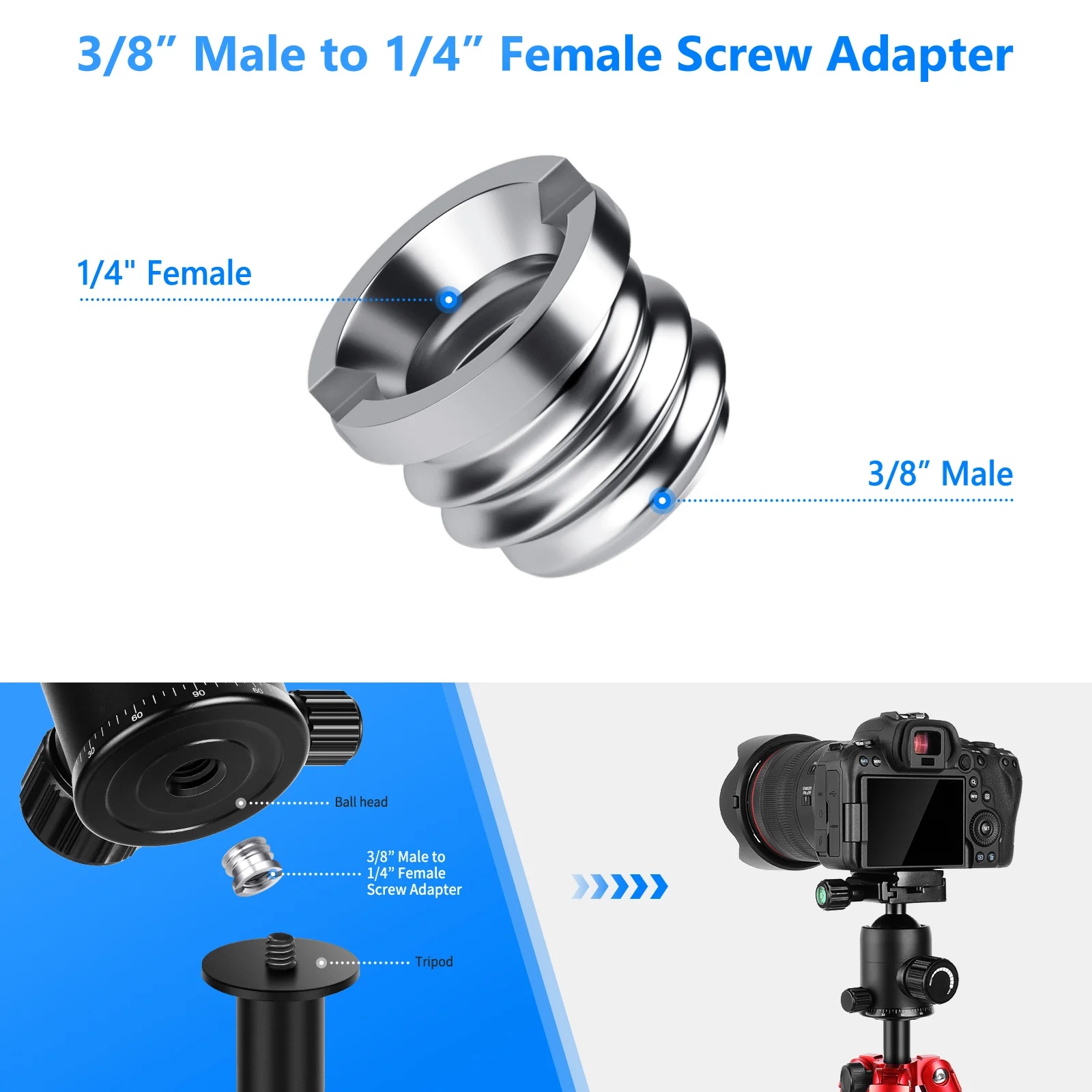 NEEWER ST29 22PCs Tripod Adapter Set | Shopee Thailand