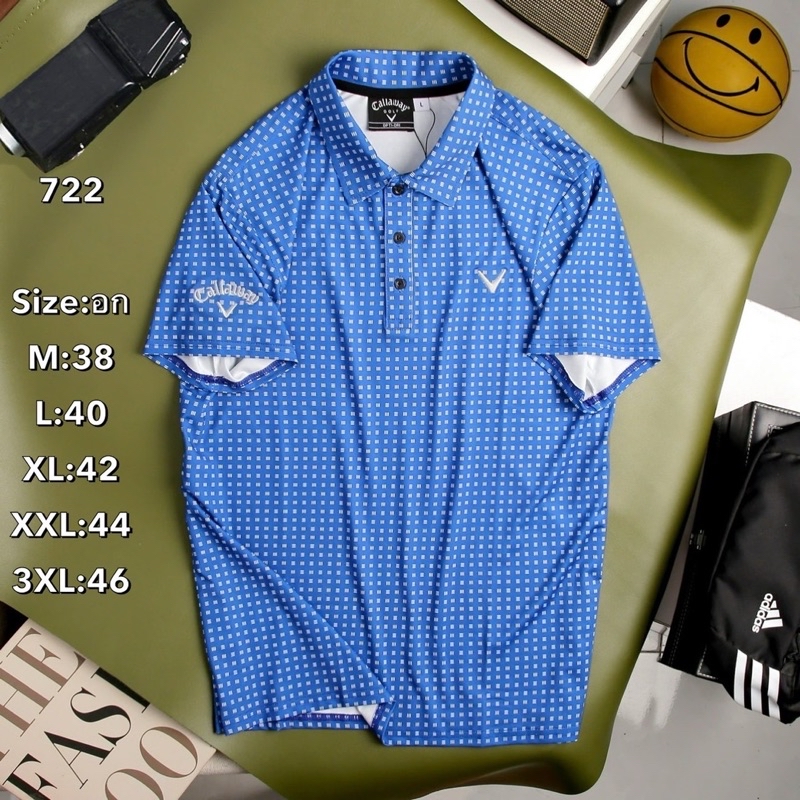 เสื้อสำหรับผู้ชาย เสื้อกีฬากอล์ฟ ผ้าใส่สบาย ระบายอากาศได้ดี【ราคาพิเศษ ...