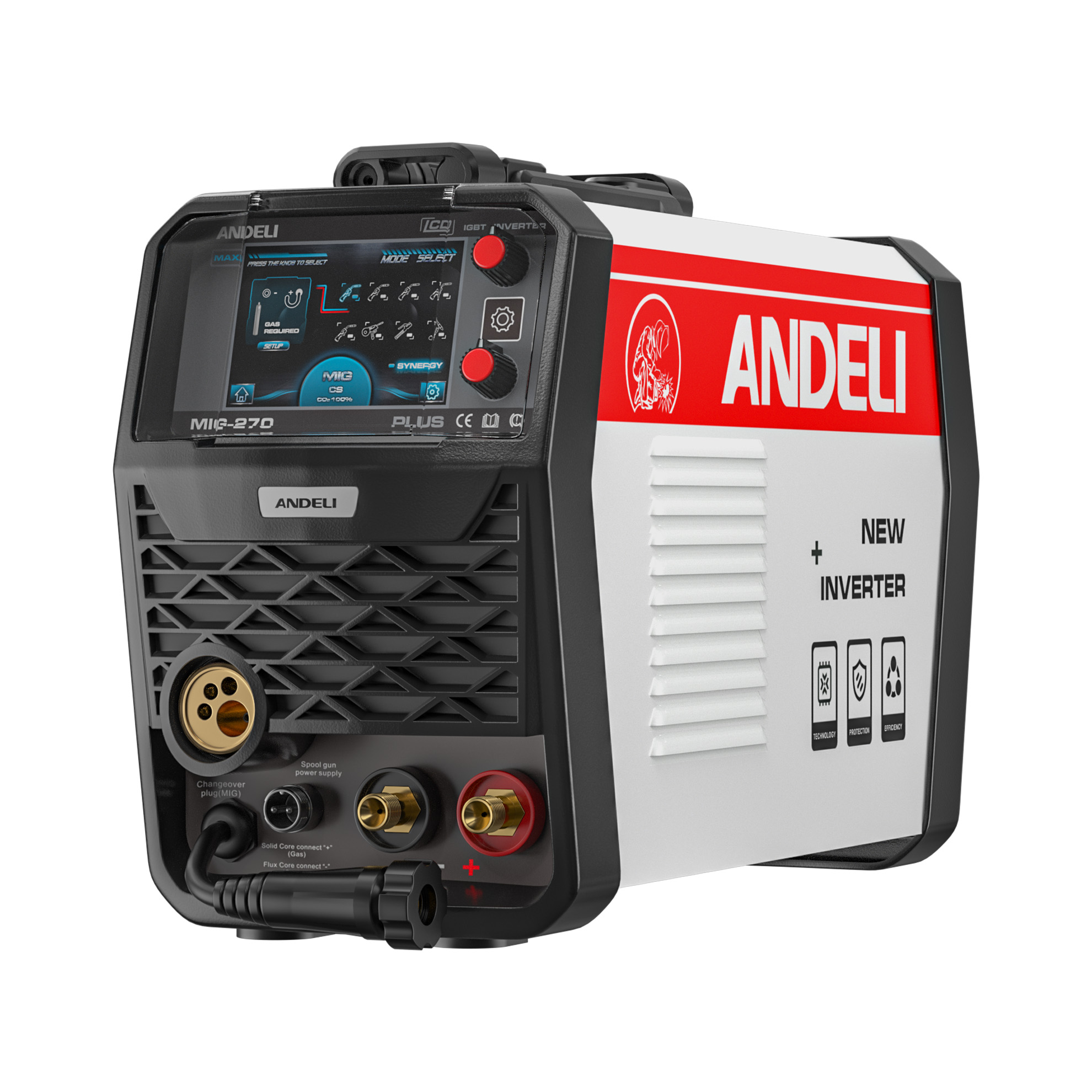 ANDELI ตู้เชื่อม MIG-270 MAX PLUS เชื่อมได้ 3 ระบบ MIG/MMA/TIG สามารถ ...