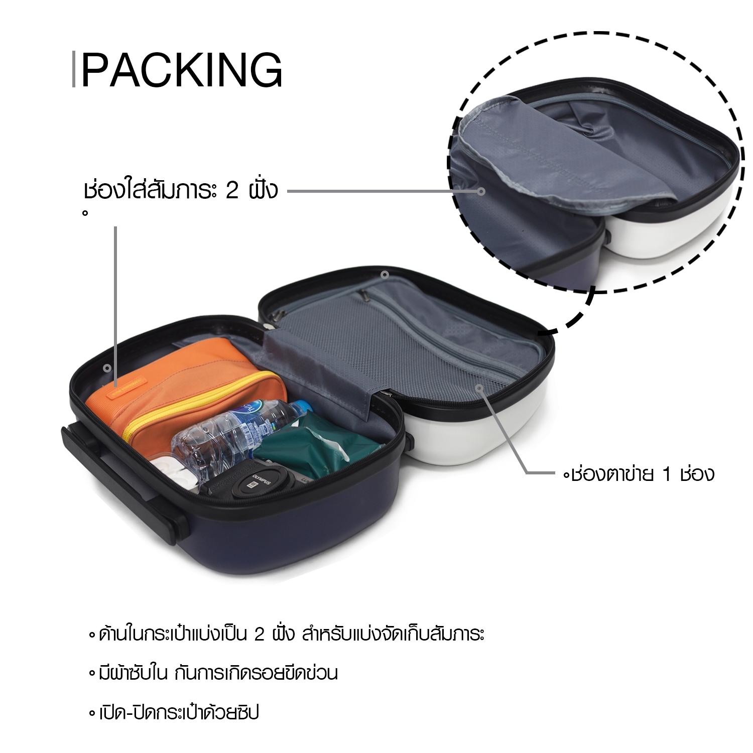 HQ LUGGAGE กระเป๋าเดินทางแบบถือ ABS+PC ขนาด 13 นิ้ว รุ่น 8804 | Shopee Thailand