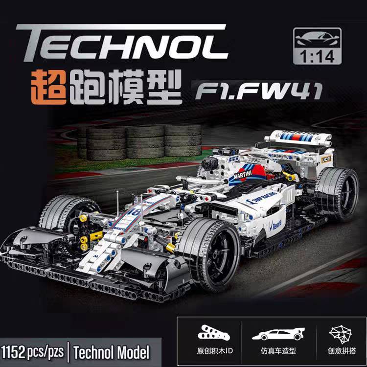 พร้อมส่ง!! ชุดตัวต่อ รถแข่ง TECHNOL MODEL F1 FW41 จำนวน 1,152 ชิ้น ...