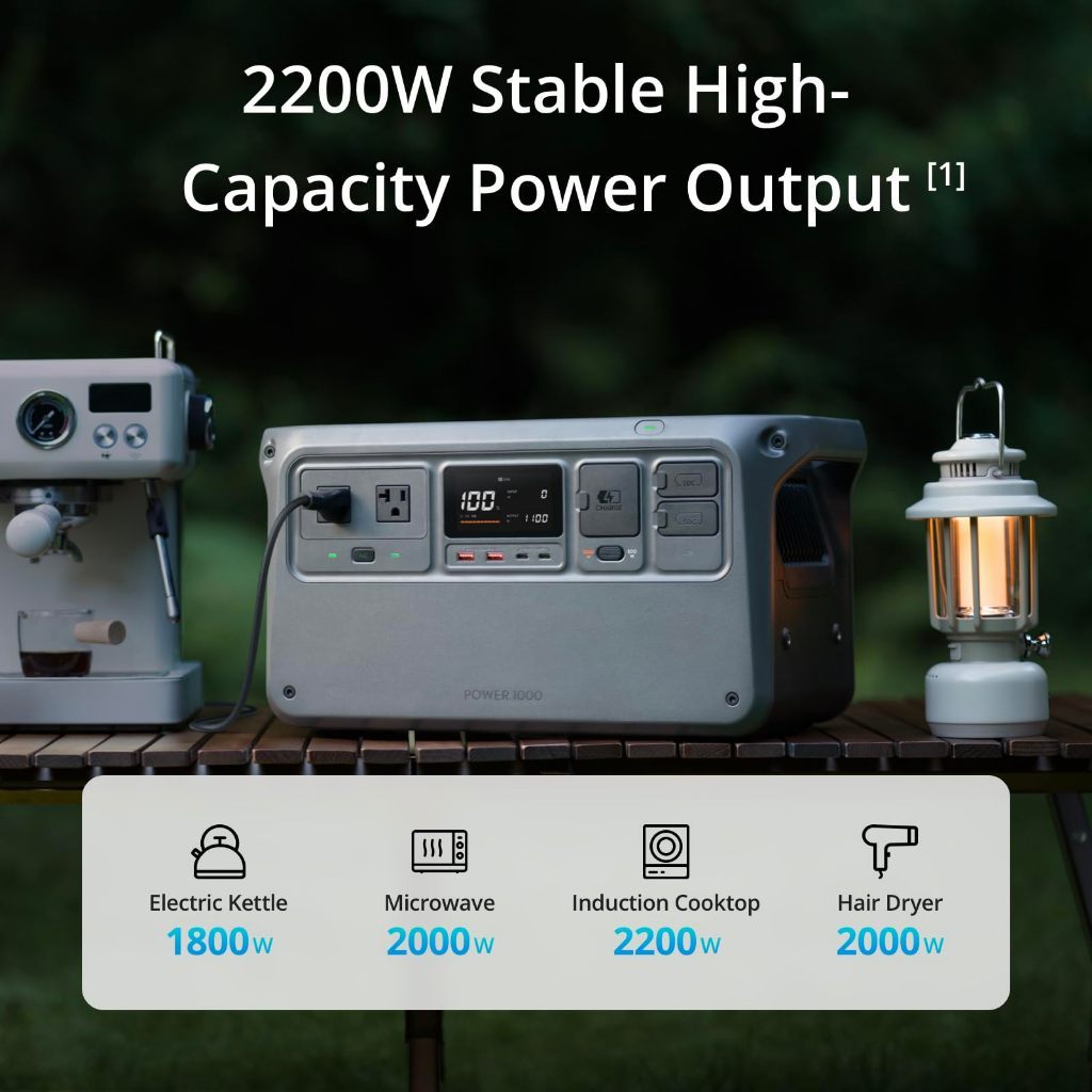 【สต๊อกไทย】DJI Power 1000 V2 Portable Power Station 2200W/1024Wh ...