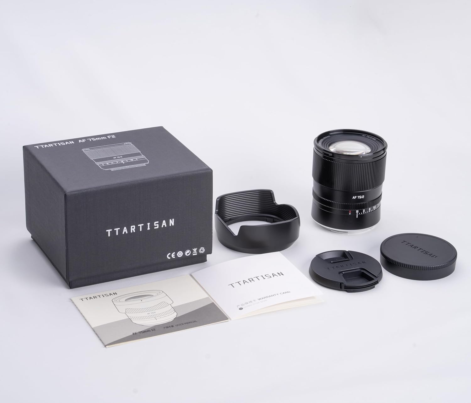 TTARTISAN AF 75mm F2 Auto Focus Lens Full Frame Manual Lens | Shopee ...