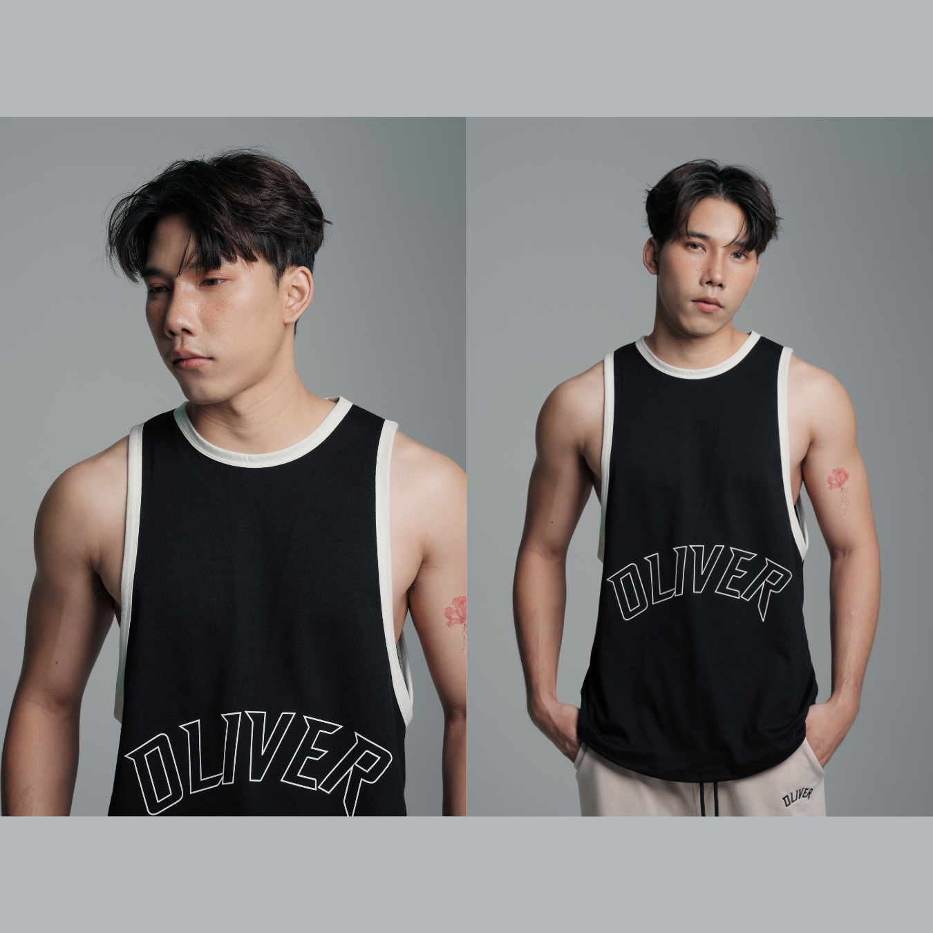 OLIVER MUSCLE - PRIME TANK เสื้อกล้ามผู้ชายใส่ออกกำลังกายเข้ายิม ...