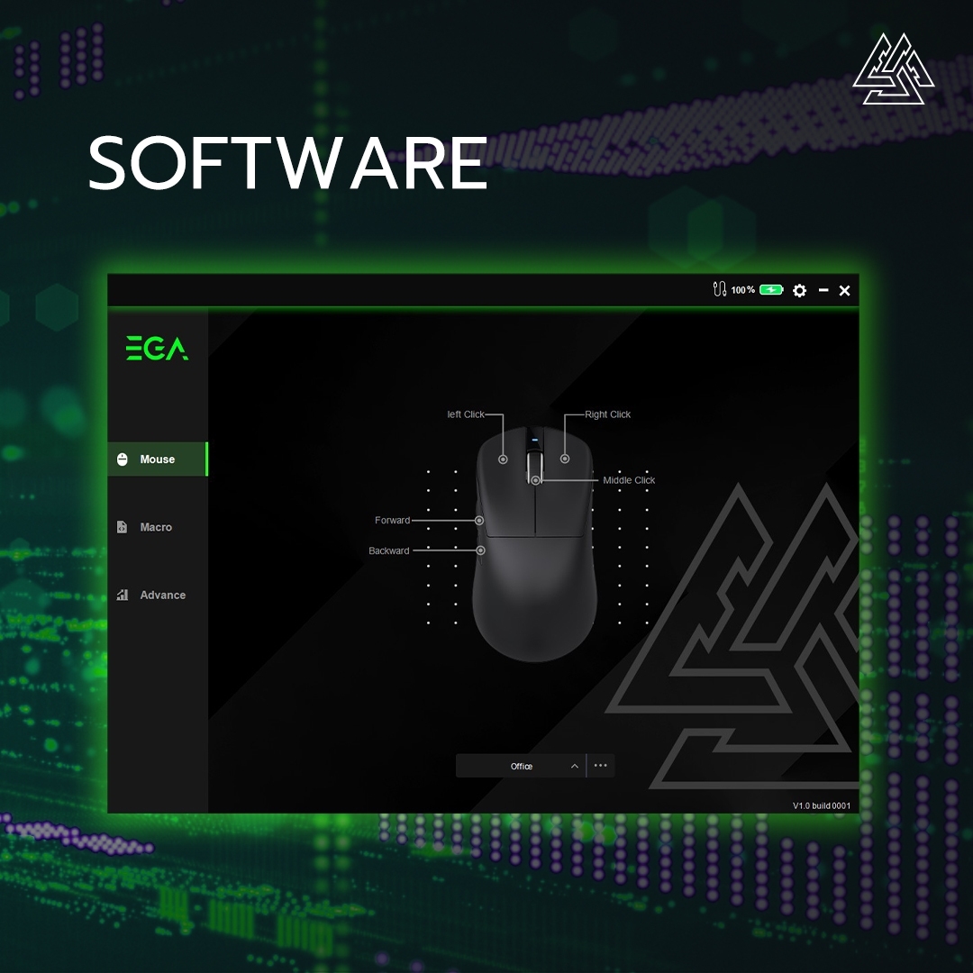 [ประกัน 1ปี] EGA Type M15 Gaming Mouse เมาส์เกมมิ่งไร้สาย Bluetooth ...