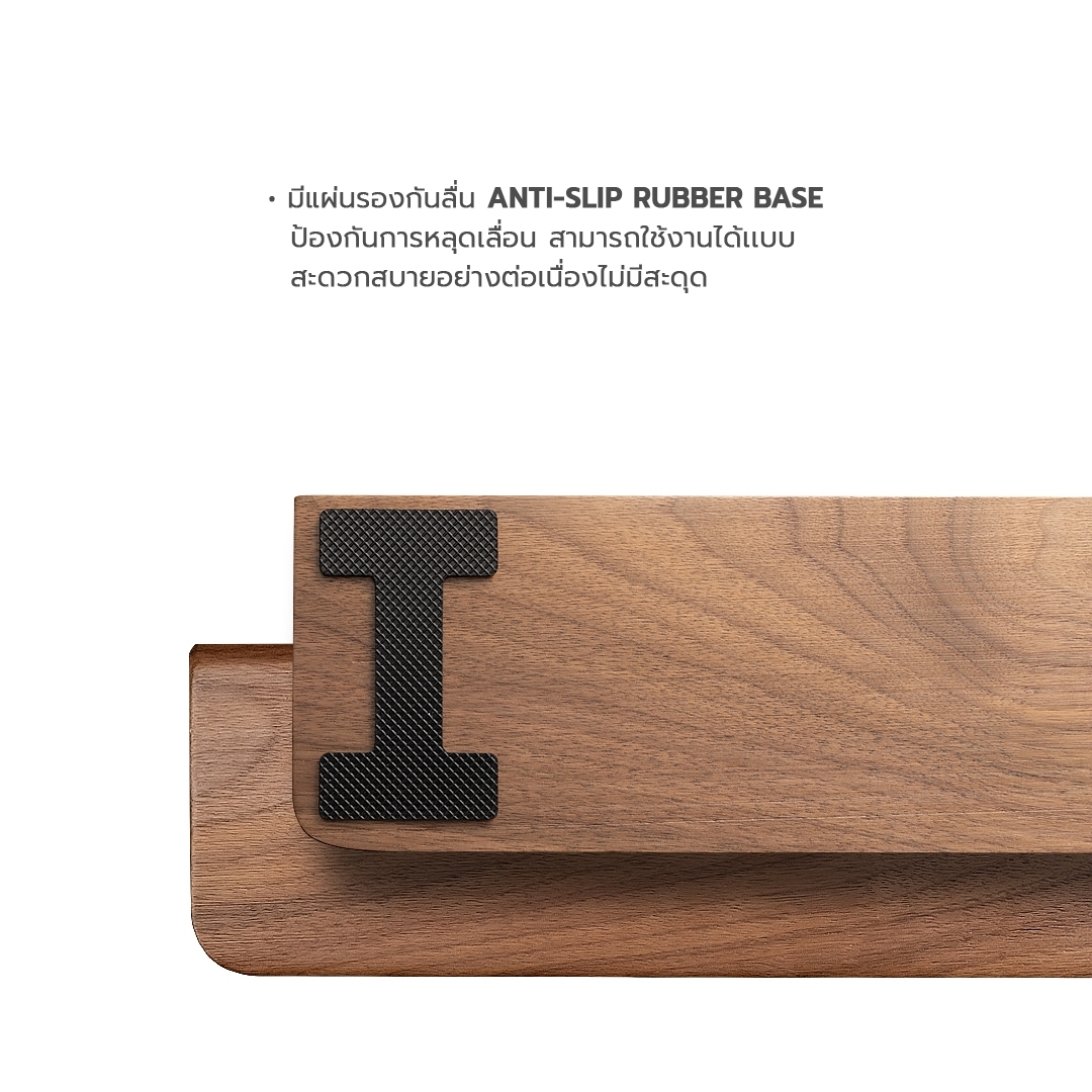 [ประกัน 15วัน] SARU WRIST REST WOOD WRX-75 ที่รองข้อมือ ขัดผิวมาเป็น ...