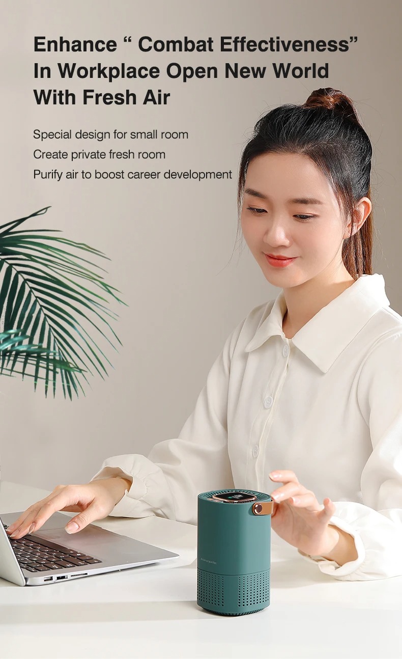 Anion Air Purifier A8 เครื่องฟอกอากาศ กรองฝุ่น ควัน PM2.5 ควันบุหรี่มือสอง/ฟอร์มาลดีไฮด์ กรอง ...