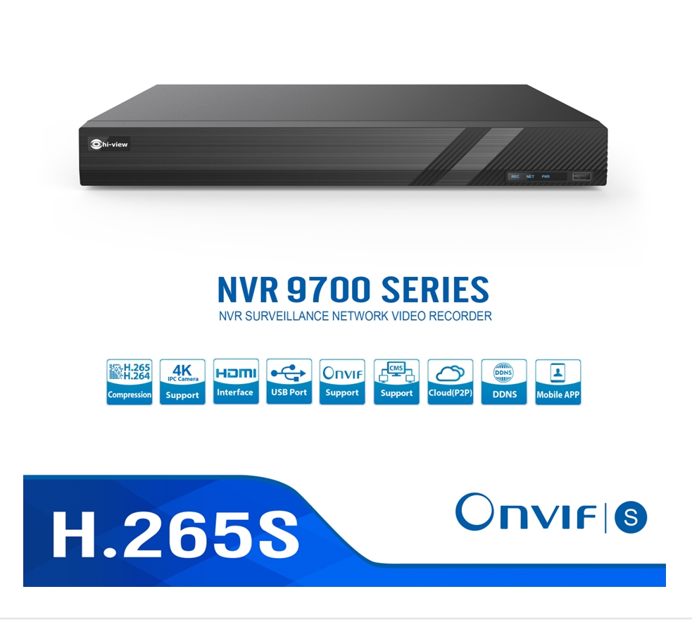 Hi-View เครื่องบันทึกกล้องวงจรปิด NVR 8 CH รุ่น HP-9708-AI V1 | Shopee ...